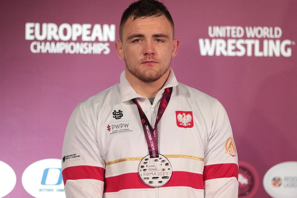 Robert Baran zapaśniczym wicemistrzem Europy! - Radio Poznań